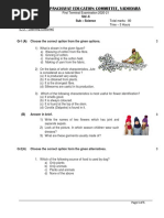 CBSE Class 5 Science Question Paper Set F PDF | PDF | Seed | Plants