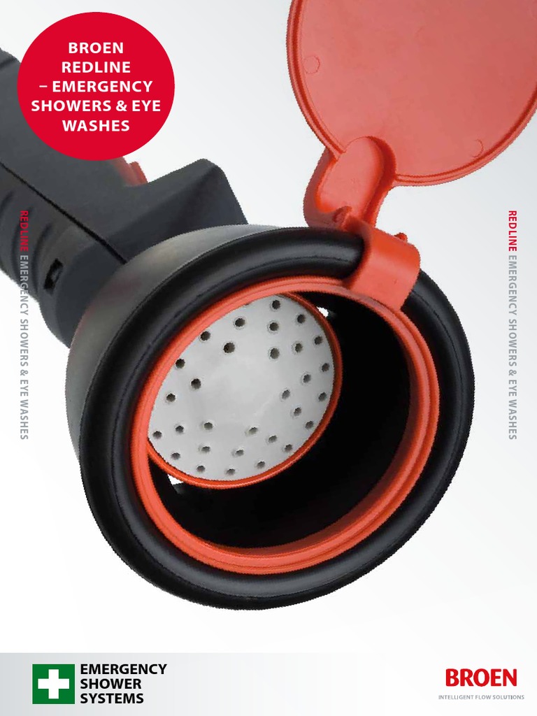 Broen Redline - Emergency Showers & Eye Washes | PDF | Shower | Valve