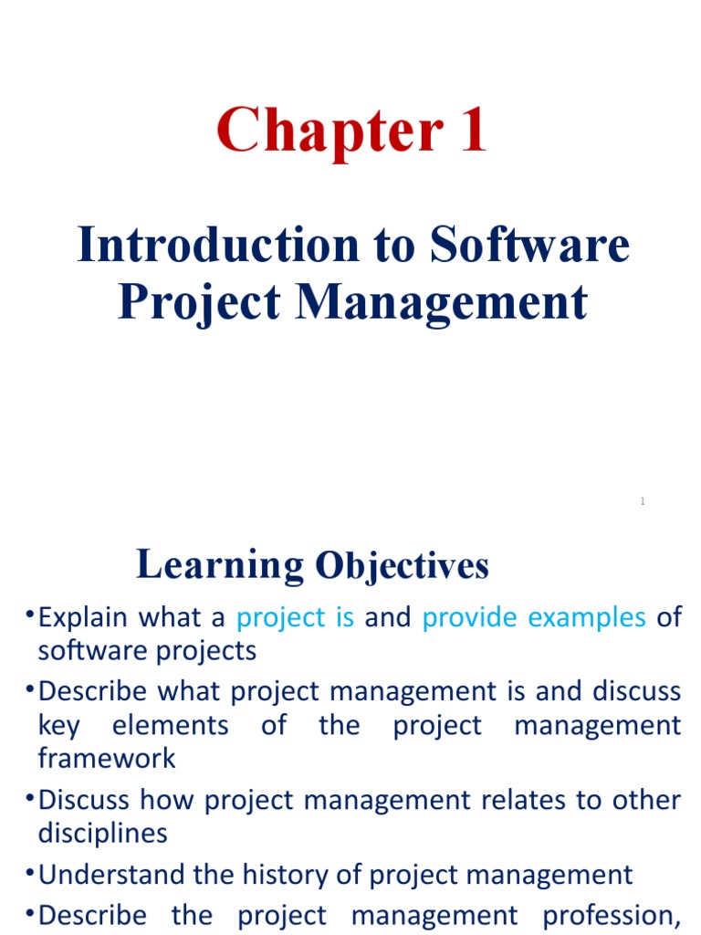 To Software Project Management | PDF | Project Management | Leadership
