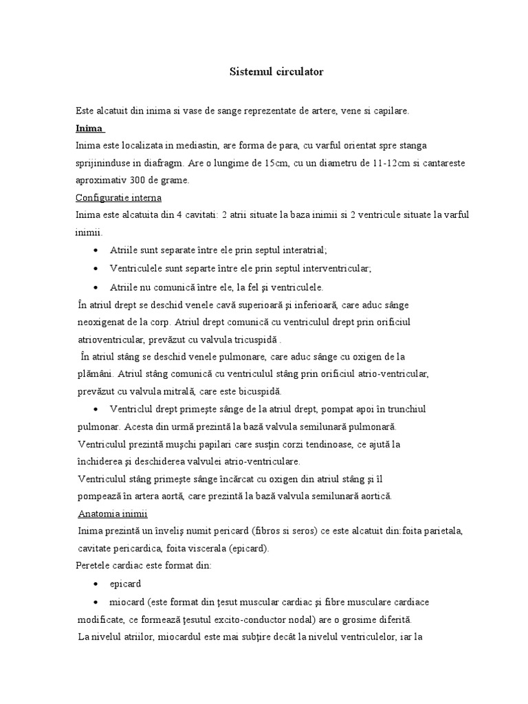 Licenta Anatomie | PDF