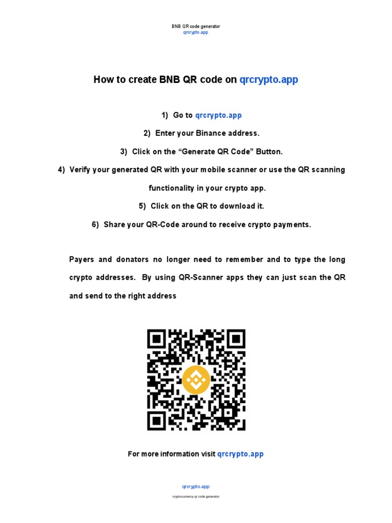 Generate BNB QR Code Easily | PDF