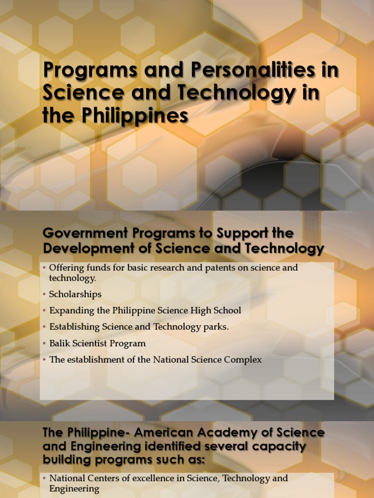 Programs and Personalities in Science and Technology in | PDF