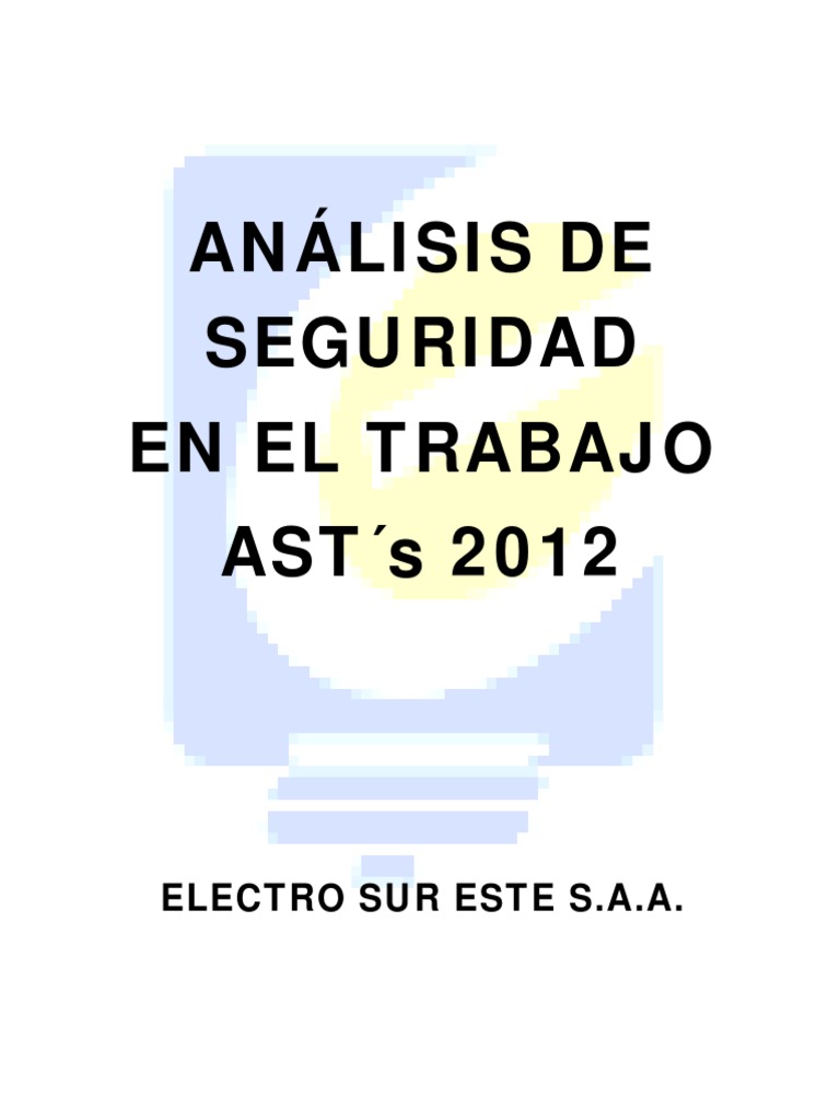 Analisis de Seguridad en El Trabajo Ast | PDF | Dióxido de carbono | Casco