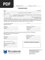 Stock Transfer Form Template | PDF