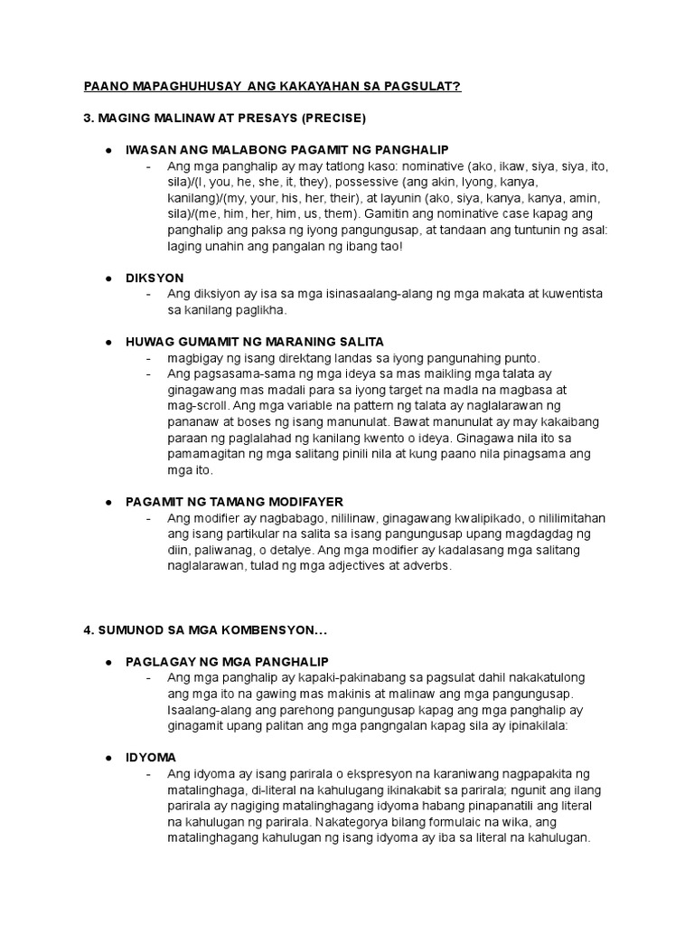 Pagbasa at Pagsulat Tungo Sa Pananaliksik | PDF