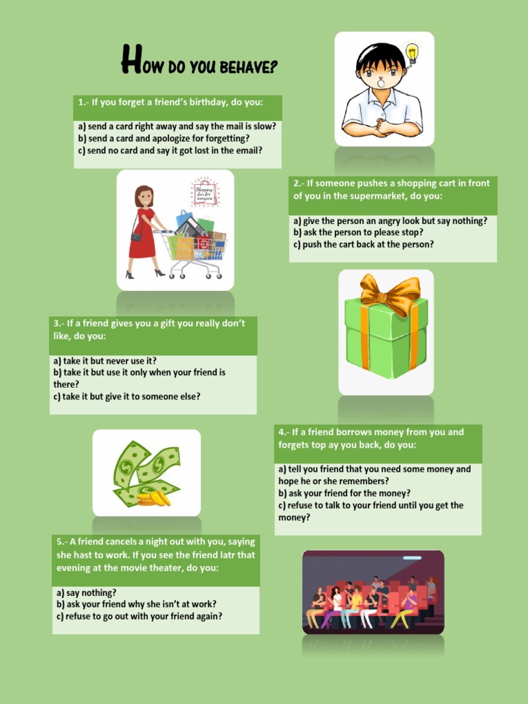 Reading How Do You Behave | PDF