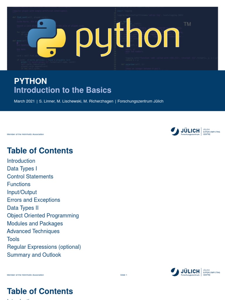Introduction To Python 1655670784 | PDF | Boolean Data Type | Python ...