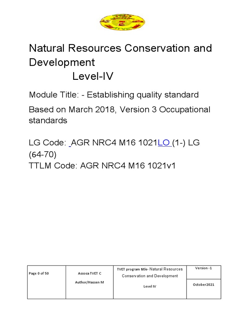 Establishing Quality Standard | PDF | Usability | Hazard Analysis And ...