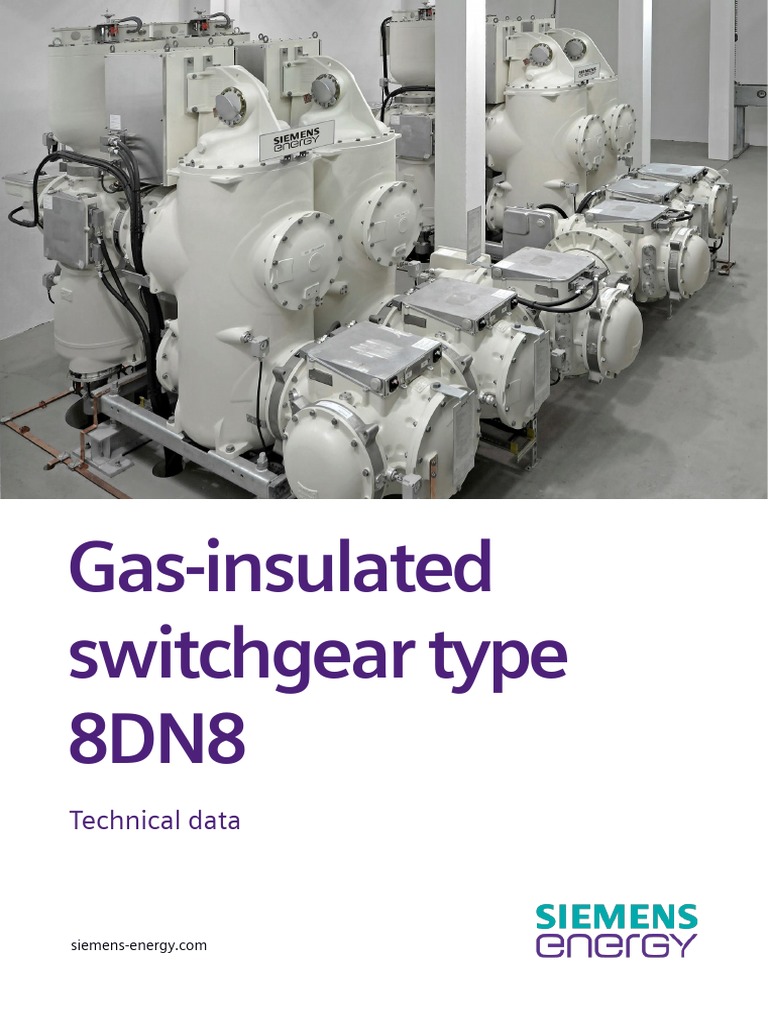 Gas-Insulated Switchgear Type 8DN8: Technical Data | PDF | Manufactured ...