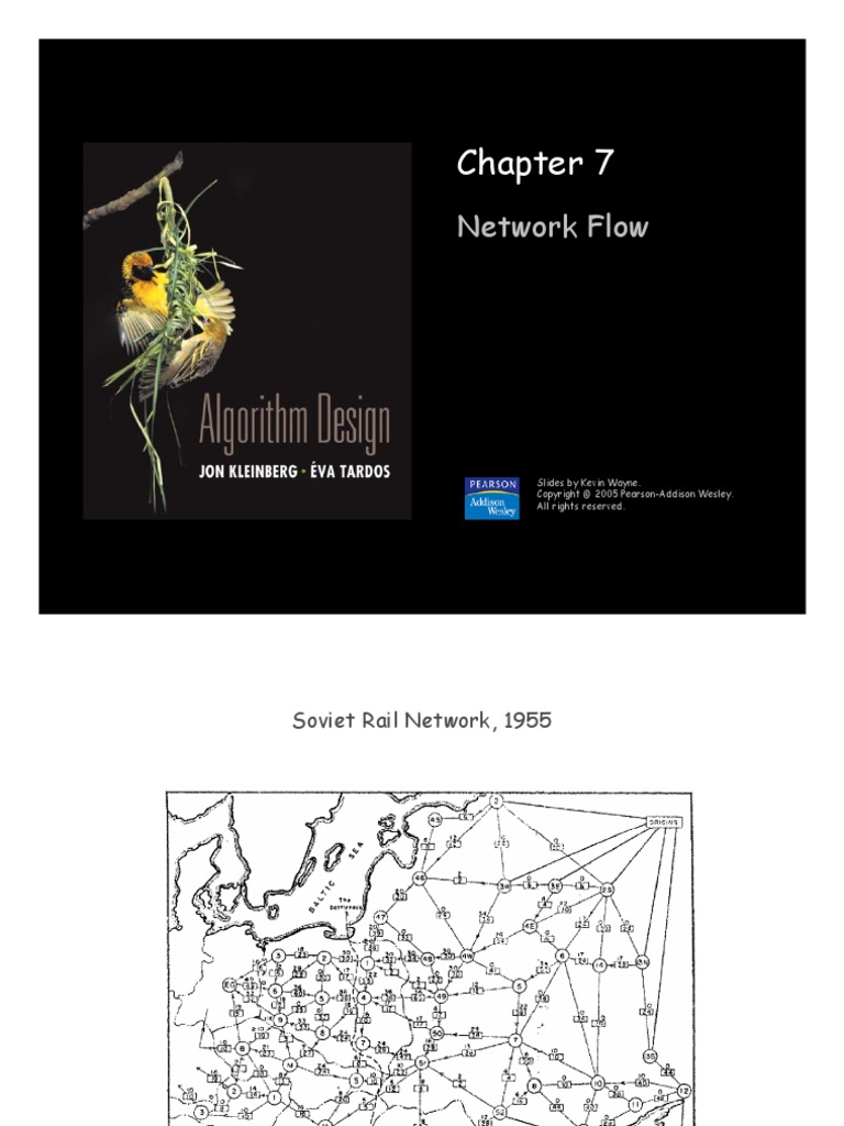 Network Flow: Slides by Kevin Wayne. All Rights Reserved | PDF | Combinatorics | Systems Analysis
