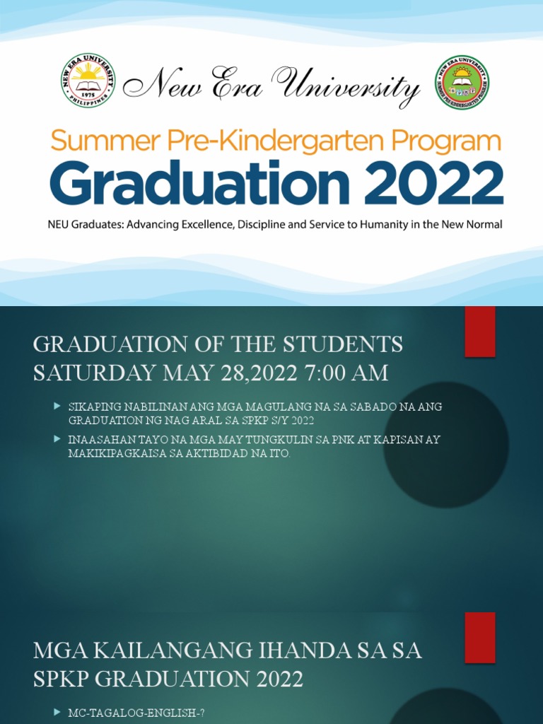 SPKP Graduation Event Details 2022 | PDF
