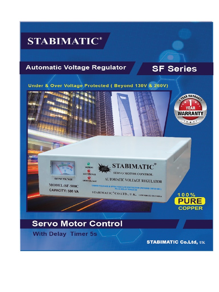 Stabimatic SF 1000c Avr | PDF