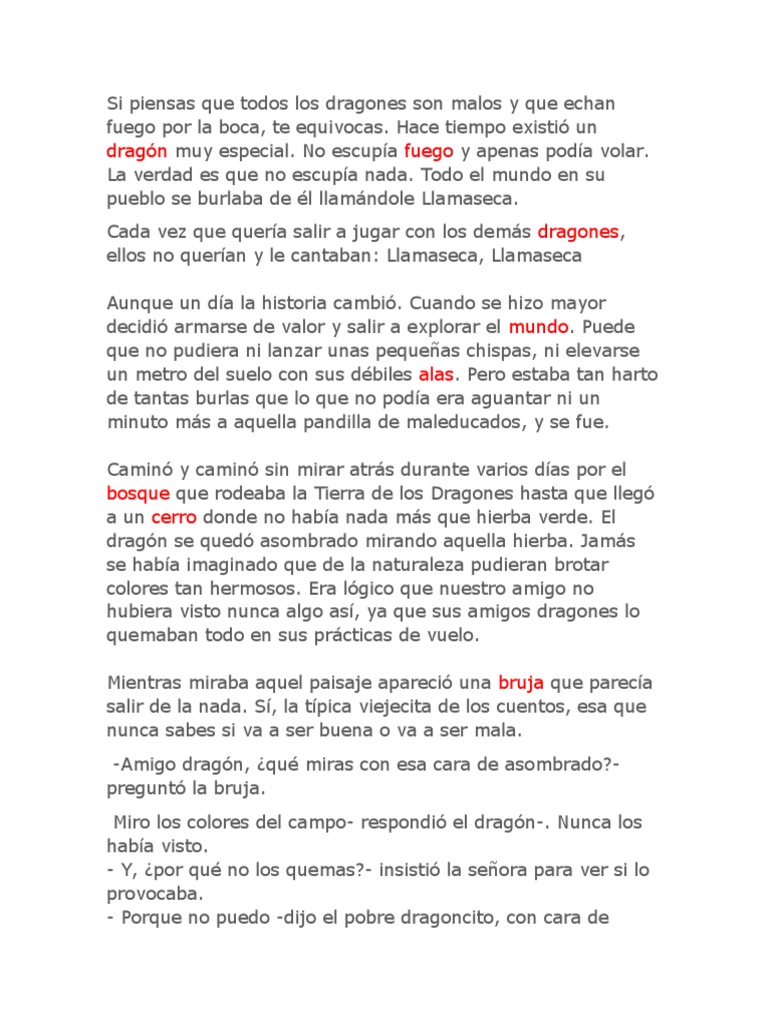 Cuento Dragon Descargar Gratis Pdf Continuar