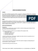 Incident Report - IOSH | PDF | Safety | Occupational Safety And Health