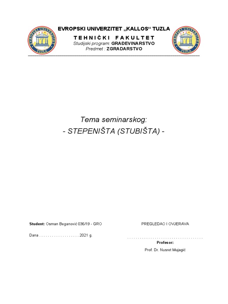 Zgradarstvo - Stepenice | PDF