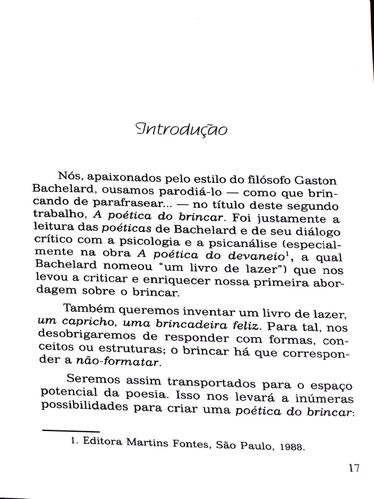 A Poética Do Brincar - Marina Marcondes Machado | PDF | Poesia ...