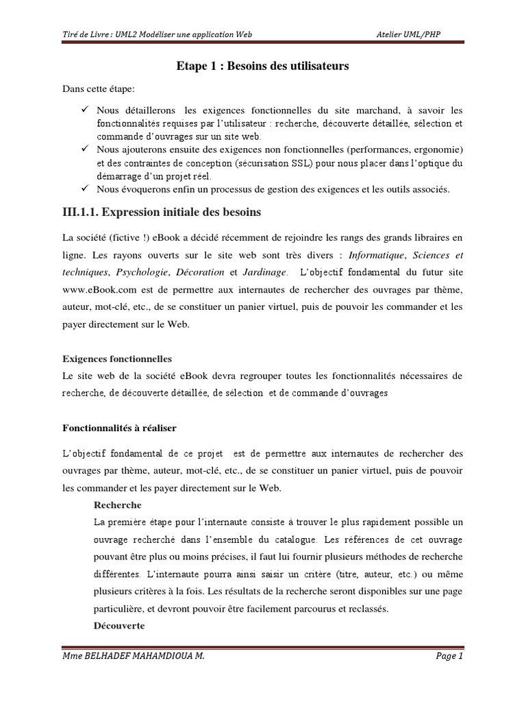 Etape | PDF | Internet et Web | Internet