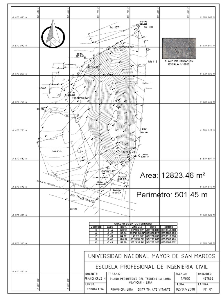 PLANO HUAYCAN-Layout1 | PDF