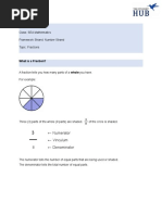 An Introduction To Fractions | PDF | Fraction (Mathematics) | Numbers