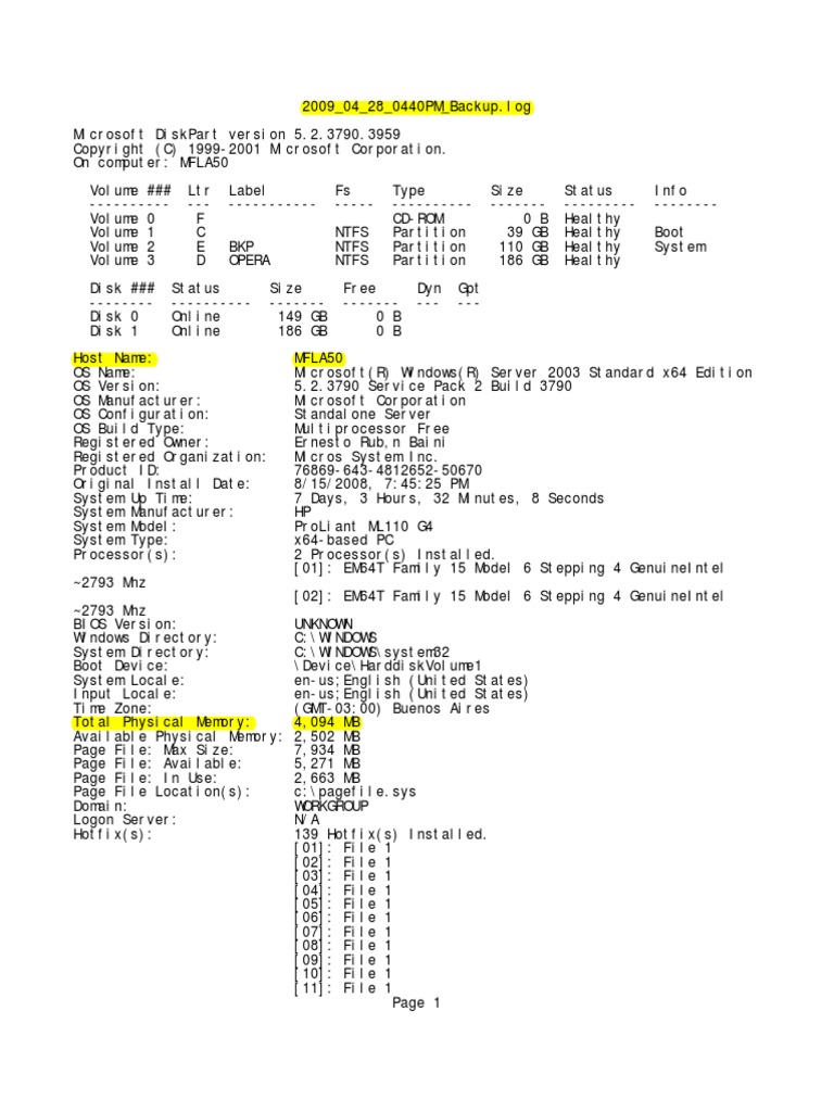 Ejemplo Log Rman | PDF | Backup | Microsoft Windows