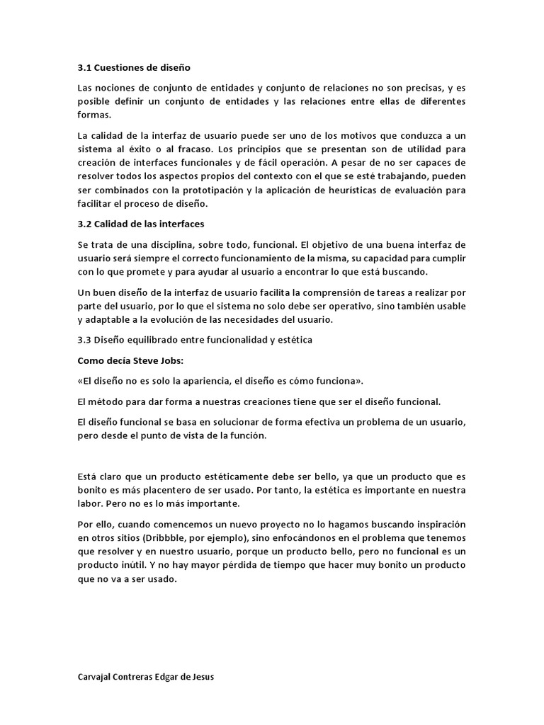Tarea 3 Diseño de Interfaces | PDF