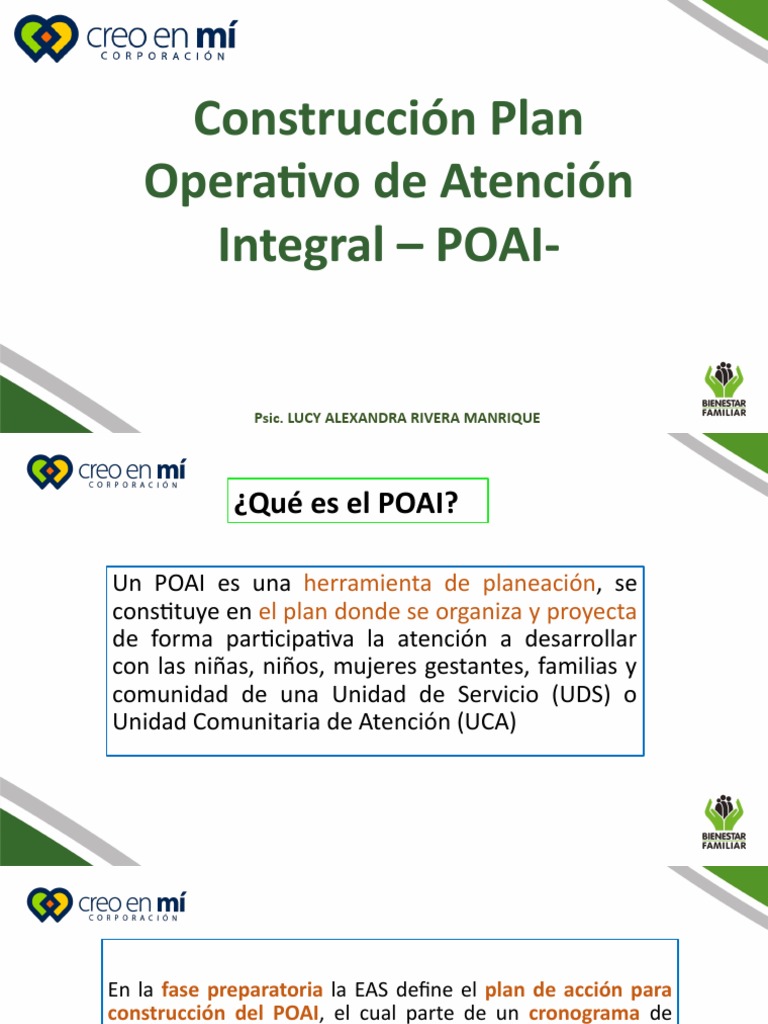 Construccion de Poai - 2022 | PDF | Evaluación | Diseño