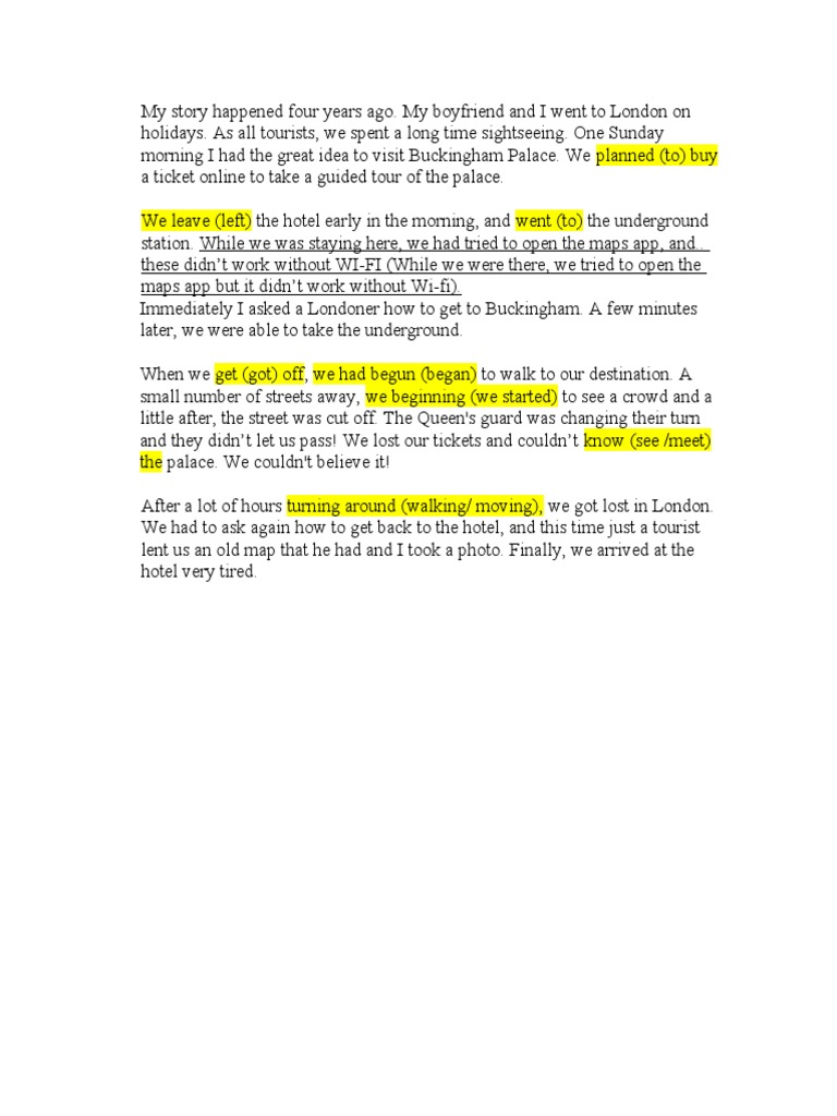 Lost in London: A Tourist's Tale | PDF