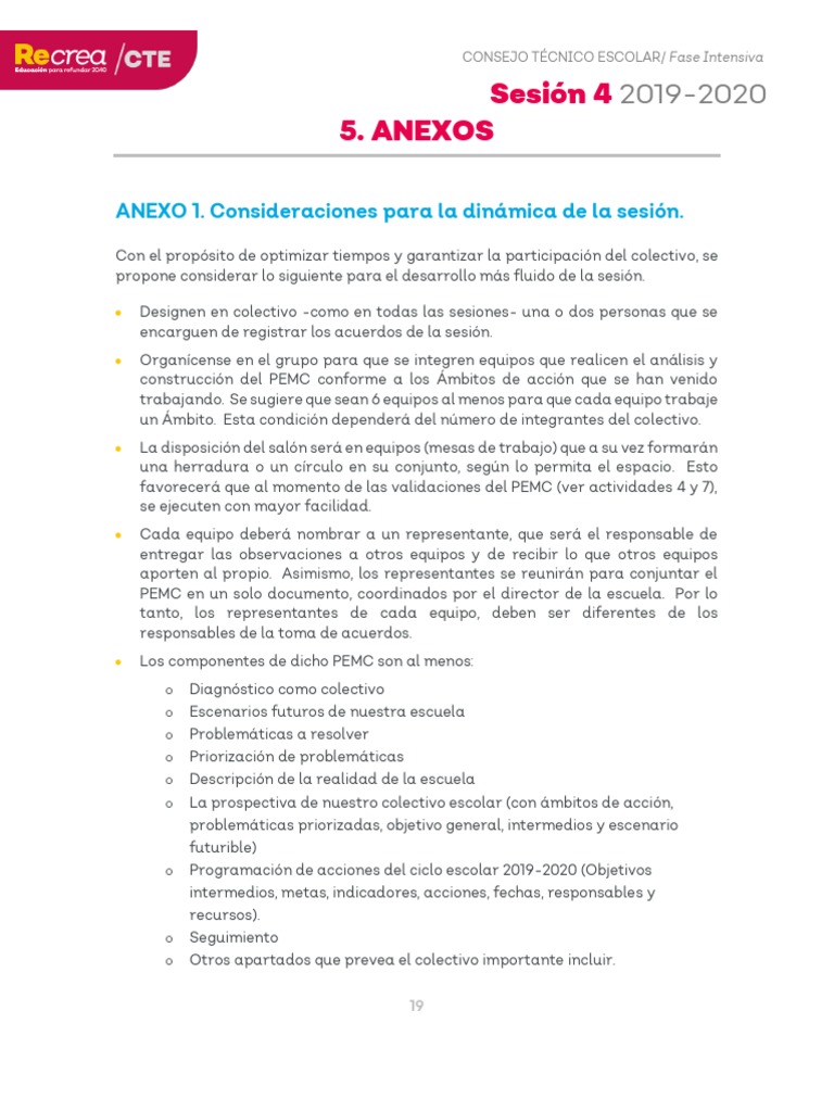 Componentes Del Pemc | PDF | Aprendizaje | Planificación