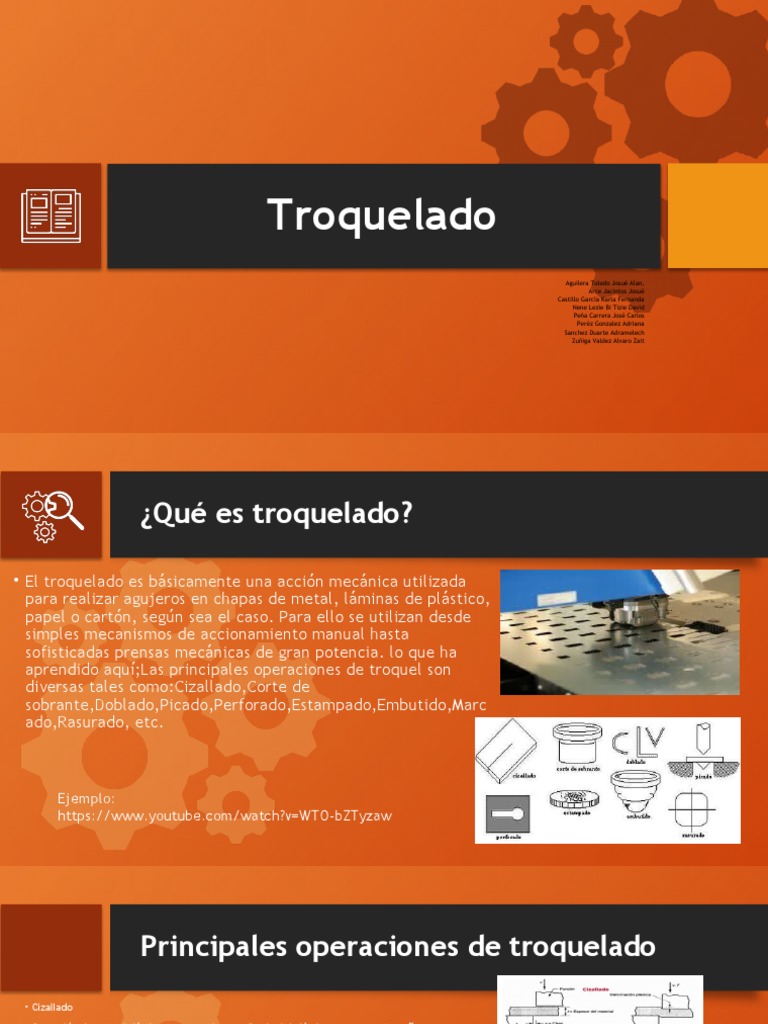 Troquelado | PDF | Rieles | Materiales de construcción