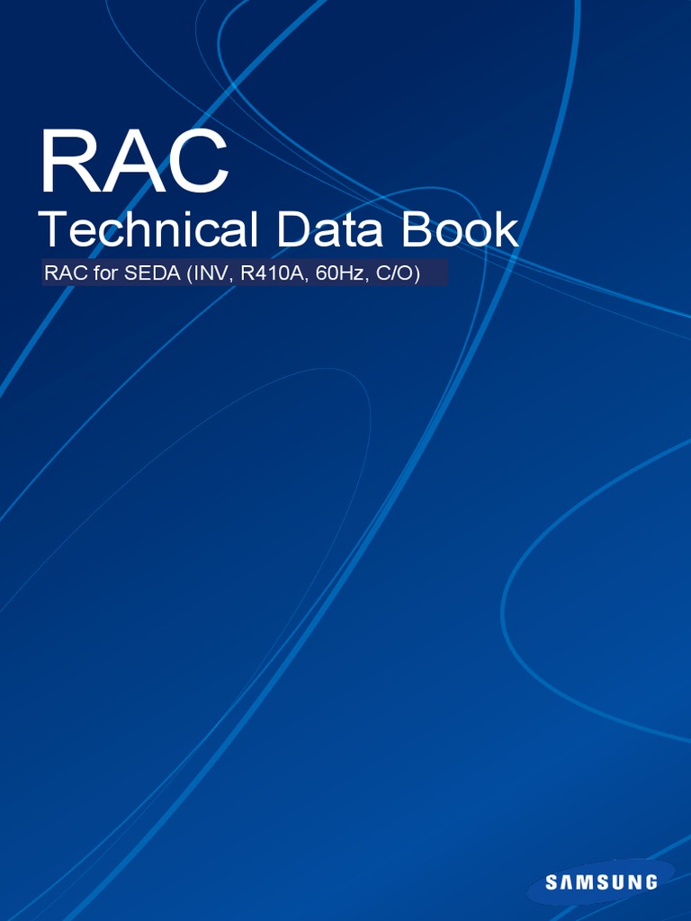 RAC Technical Data Book for SEDA | PDF | Air Conditioning | Power Supply