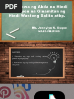 Gamit NG May at Mayroon | PDF