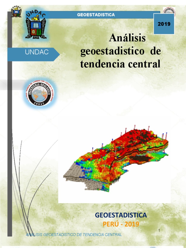 GEOESTADISTICA | PDF | Modo (Estadísticas) | Ciencias de la Tierra