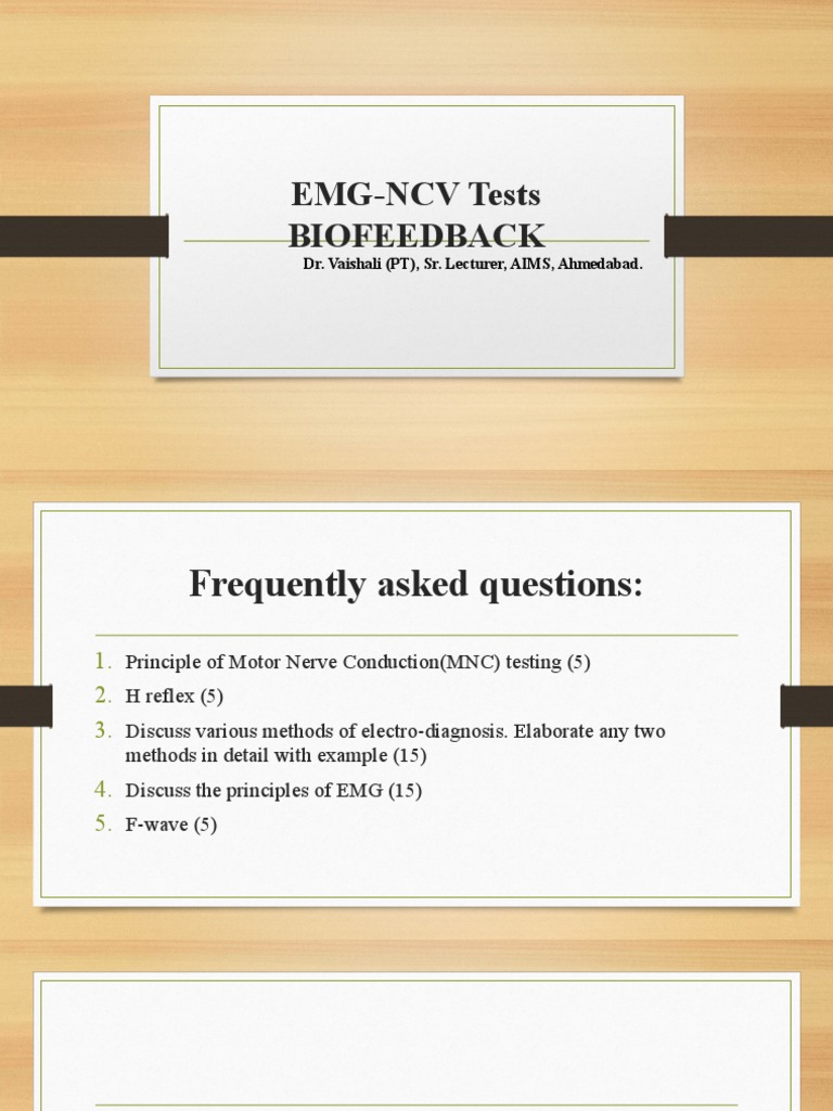 NCV Emg | PDF | Electromyography | Nerve