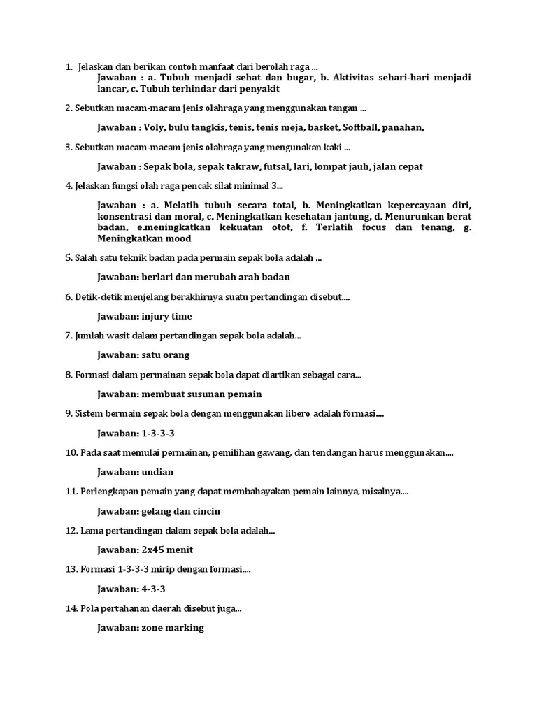 Latihan Soal ESSAI | PDF