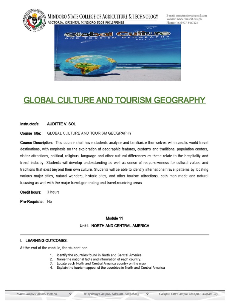 Understanding Global Cultures Through Travel: An Analysis of the ...