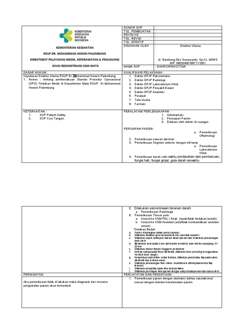 Sop DCR | PDF | Sains & Matematika