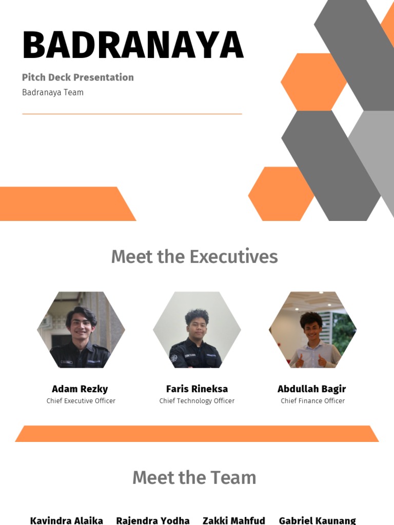 Badranaya Pitch Deck | PDF | Mobile App | Computing