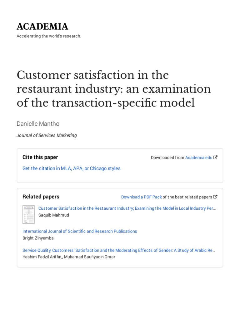 Customer Satisfaction in The Restaurant 20210630 28094 1nfj1af With ...