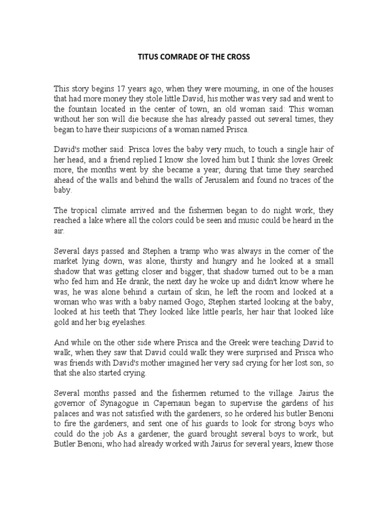 Titus Comrade of The Cross | PDF | Jesus