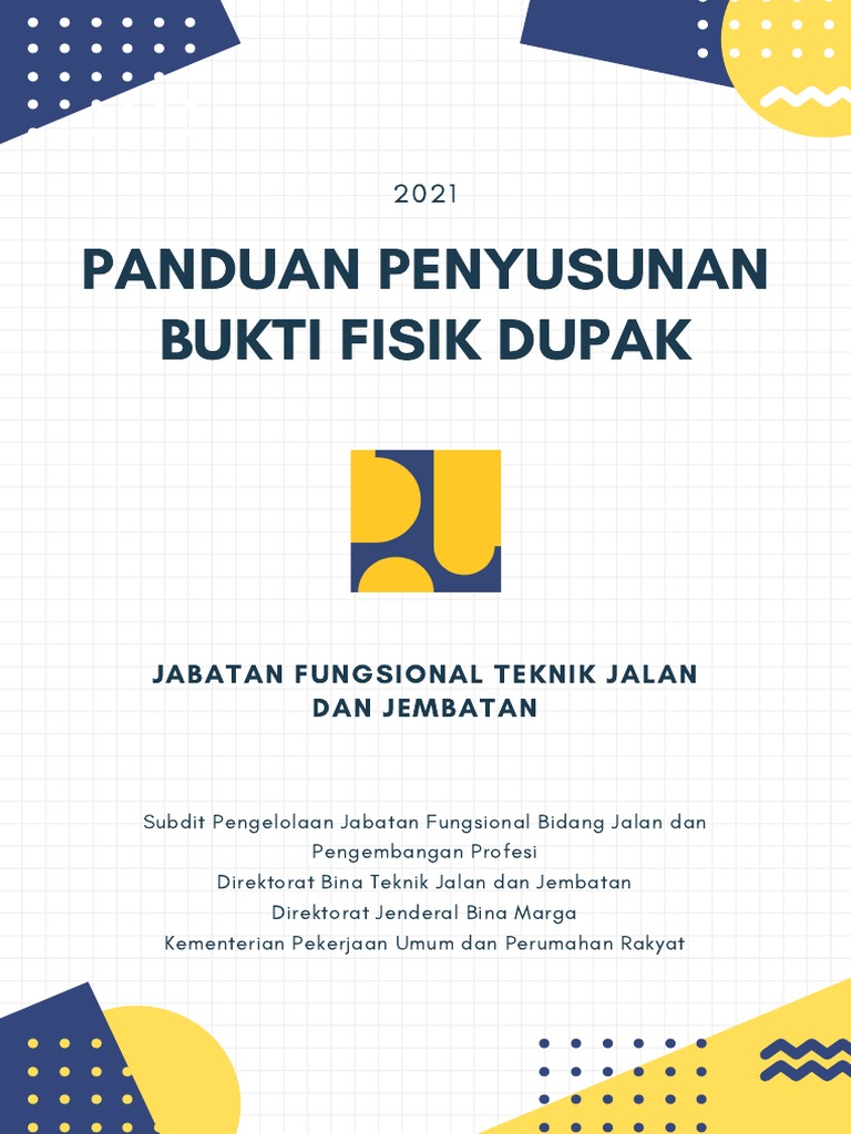 Buku Panduan Bukti Fisik DUPAK | PDF