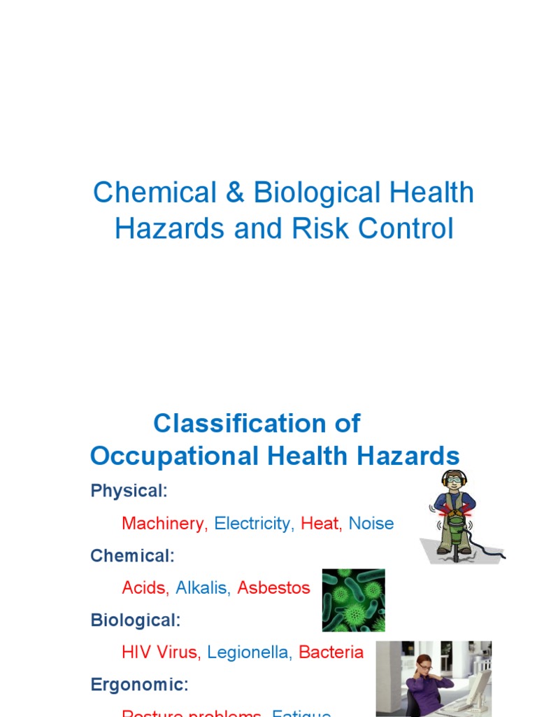 Chemical & Biological Health Hazards and Risk Control | PDF ...