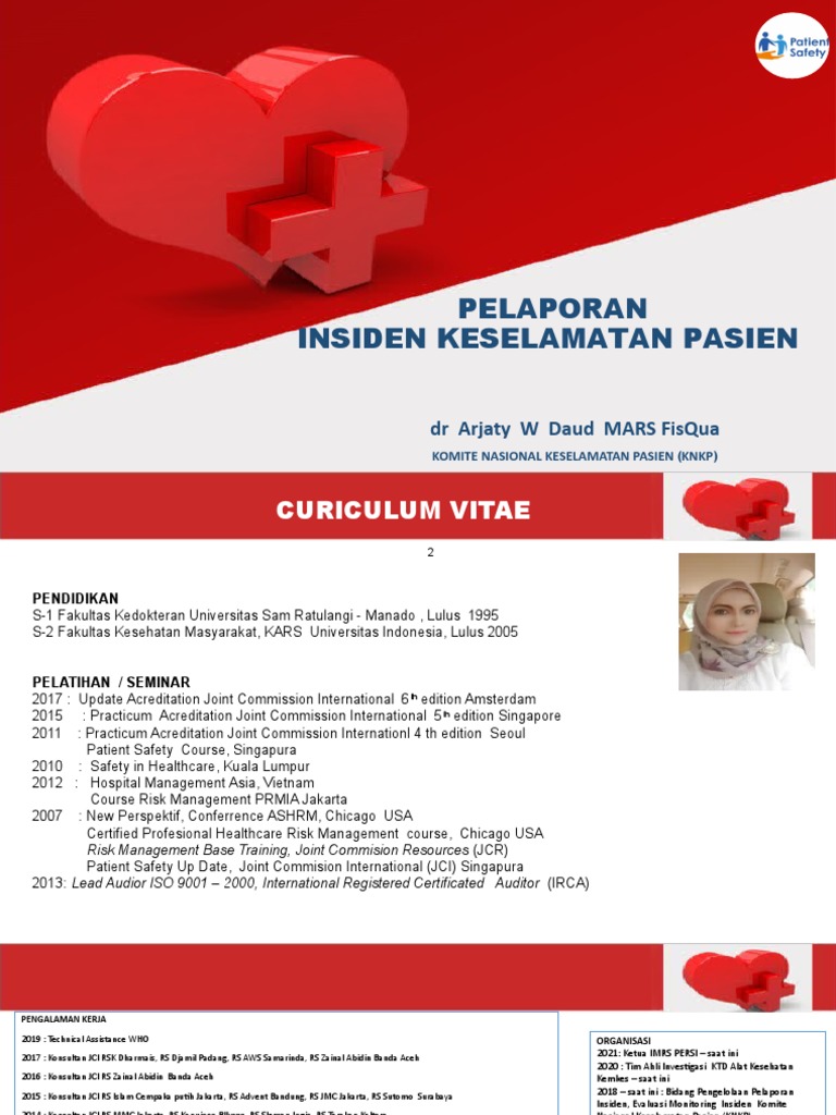 Laporan Insiden Keselamatan Pasien | PDF | Medicine | Health Care