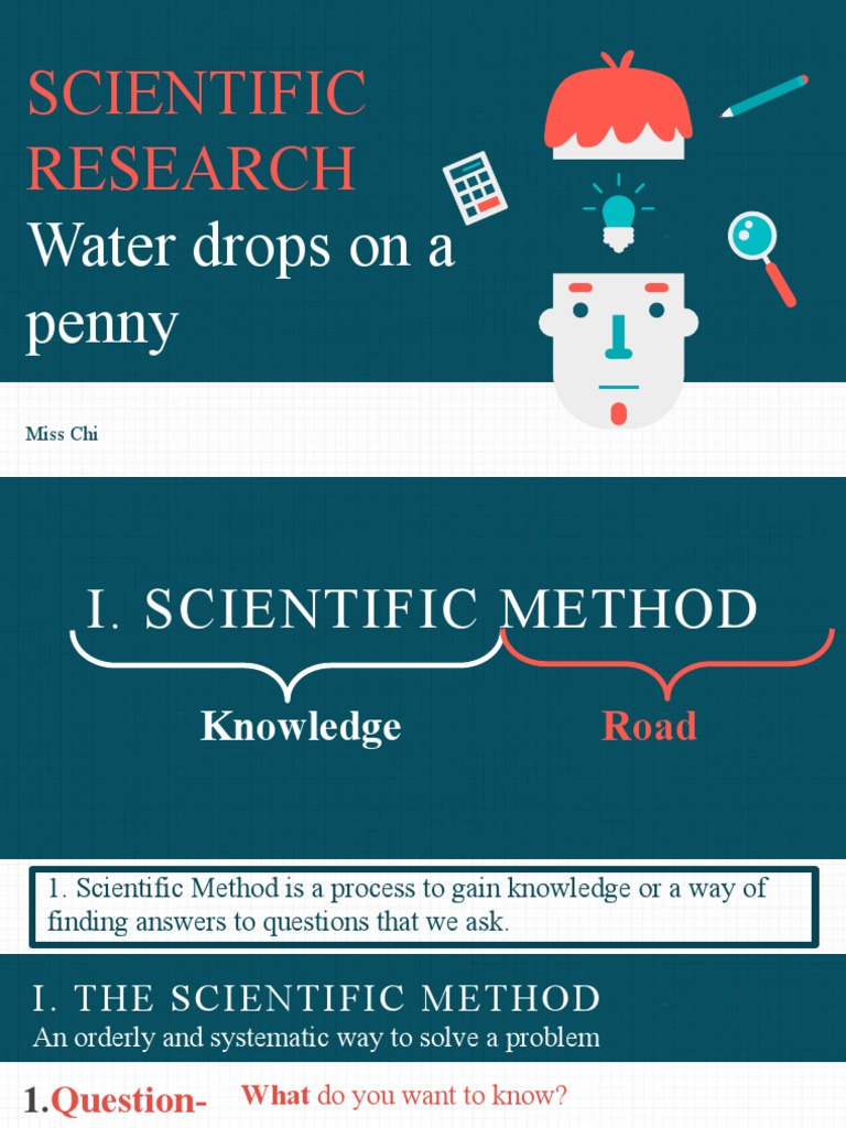 Scientific Research: Water Drops On A Penny | PDF | Hypothesis ...