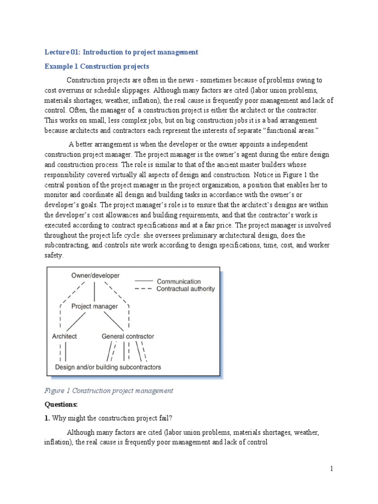 01 Example Case Study | PDF | Project Management | Architect