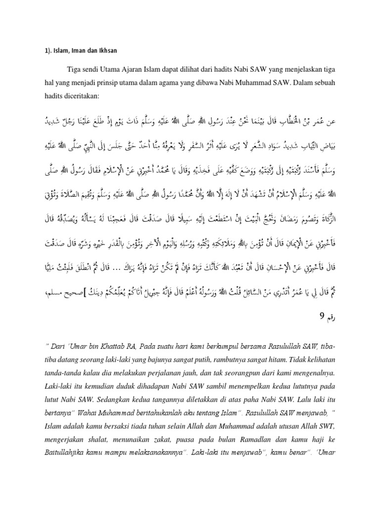 Islam, Iman Dan Ikhsan | PDF