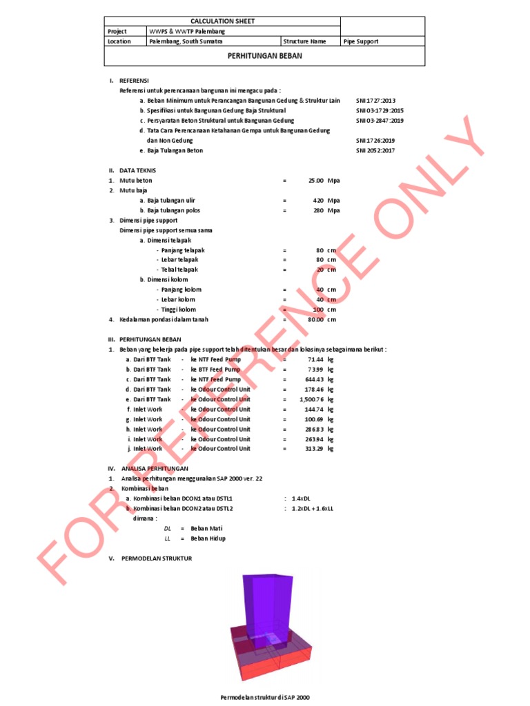 Analisa Pipe Support | PDF