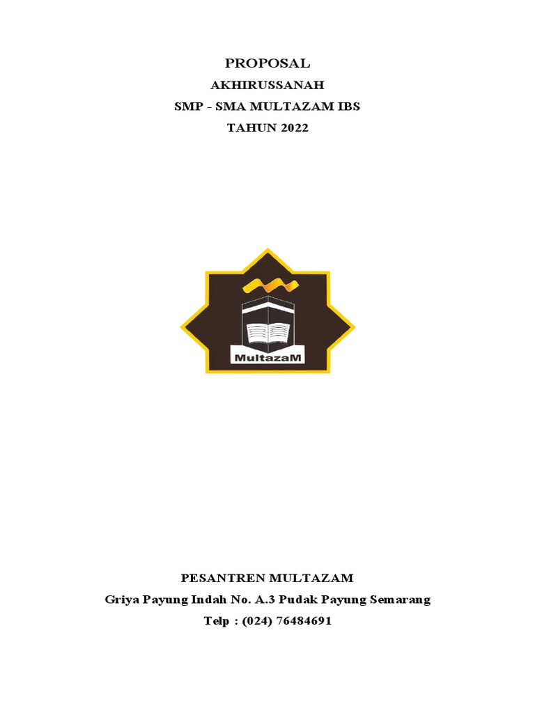 Proposal Akhirussanah 2022 | PDF
