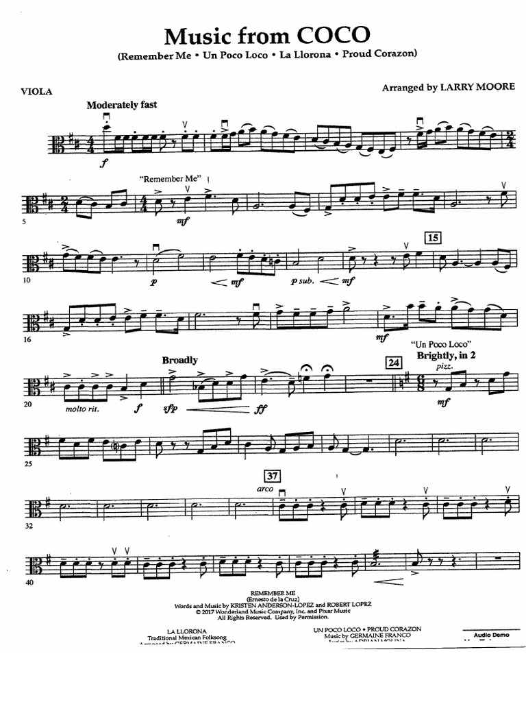 Coco Viola Cello | PDF