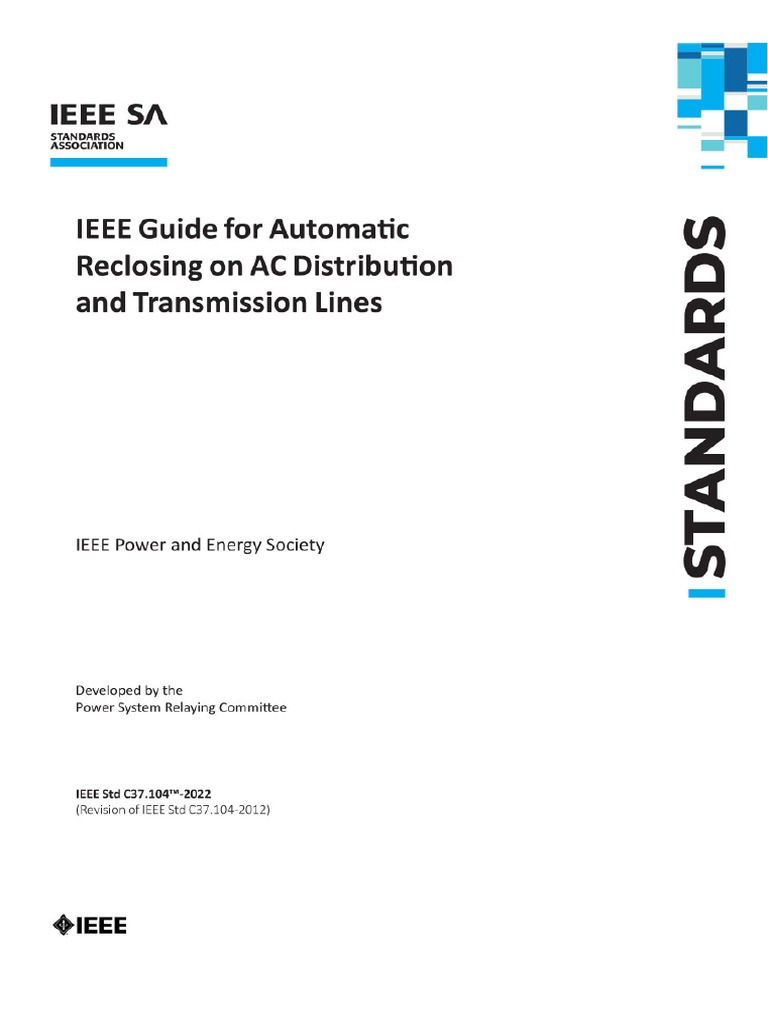 Ieee STD c37..104-2022 (Ieee) | PDF