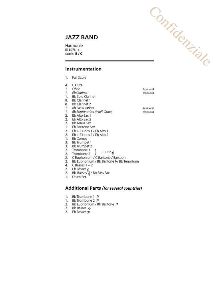 Jazz Band | PDF